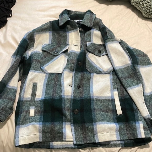 Zara | Tops | Zara Plaid Shacket | Poshmark